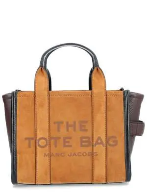 Marc Jacobs Suede And Leather Tote Bag - Multicolour