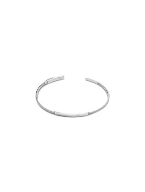 Calvin Klein Smooth Cord Bracelet - Silver
