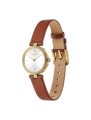 Calvin Klein Textured Bezel Shimmer Dial Watch