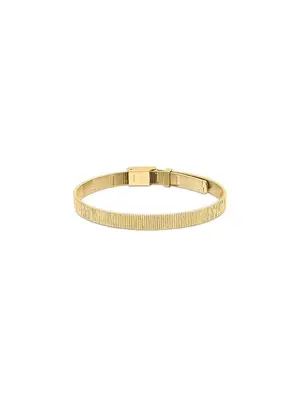 Calvin Klein Textured Linear Bracelet - Gold