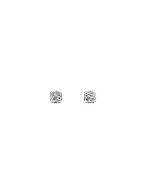 Calvin Klein Textured Linear Earrings - Silver
