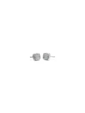 Calvin Klein Textured Linear Earrings - Silver