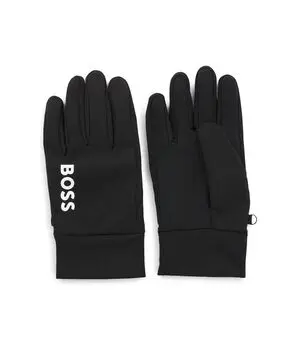 BOSS Touchscreen-friendly Running Gloves With Printed Logos