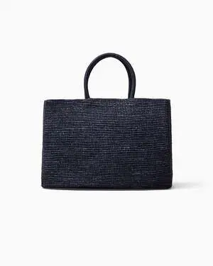 LIÉ STUDIO The Charlotte Raffia Bag Large