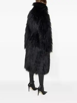 Elisabetta Franchi Fur-effect Coat With Bustier