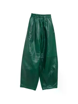THE FRANKIE SHOP Wide-leg Leather Trousers