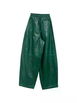 THE FRANKIE SHOP Wide-leg Leather Trousers