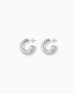 LIÉ STUDIO The Rose Earrings - Silver