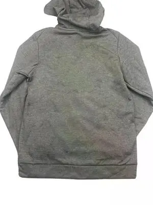Nike Logo-print Drawstring Hoodie - Grey