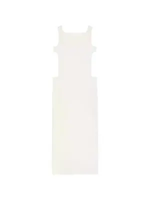 COURREGES Cut-out Crepe Maxi Dress