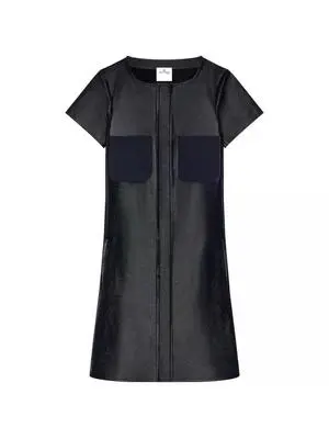 COURREGES Vinyl Patch-pocket Mini Dress