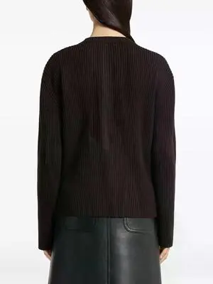 COURREGES Ribbed-knit Merino Sweater