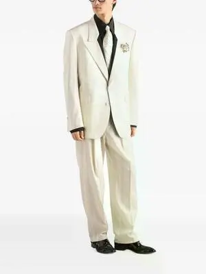 Dolce & Gabbana Pinstripe Wool Trousers