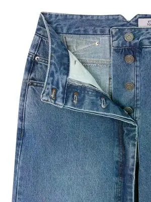 STUDIO TOMBOY Buttoned Wide-leg Jeans
