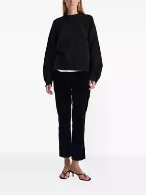 RÓHE Velvet Cigarette-leg Trousers