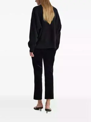 RÓHE Velvet Cigarette-leg Trousers