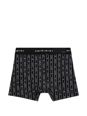 Amiri Logo-print Pinstripe Briefs
