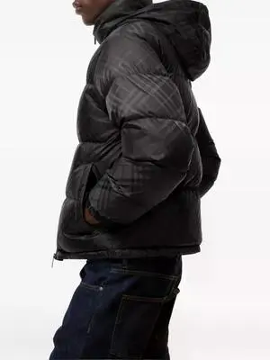 Burberry Check Nylon Highlands Puffer Jacket