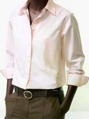 Burberry Classic Fit Striped Cotton Shirt