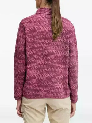 JACK WOLFSKIN Zipped Patterned Sweatshirt