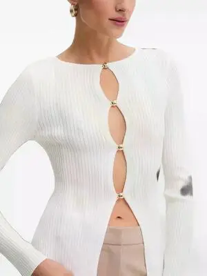 Bardot Cut-out Cardigan