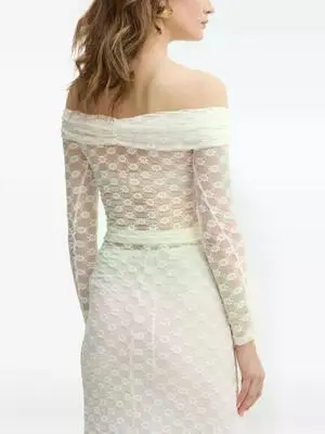 Bardot Adoni Off-shoulder Top - Neutrals