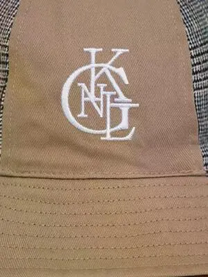 KANGOL Checked Panel Bucket Hat