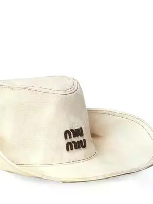 Miu Miu Logo-detail Hat
