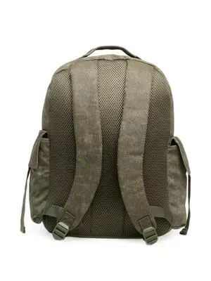 Adidas Washed-effect Logo-patch Backpack