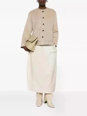 Eric Bompard Collarless Double-sided Jacket