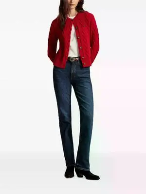Polo Ralph Lauren Cable-knit Wool-cashmere Cardigan