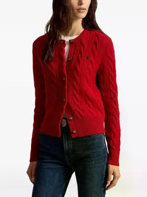 Polo Ralph Lauren Cable-knit Wool-cashmere Cardigan