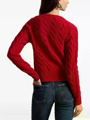 Polo Ralph Lauren Cable-knit Wool-cashmere Cardigan