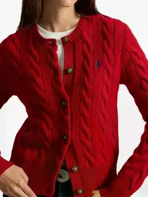 Polo Ralph Lauren Cable-knit Wool-cashmere Cardigan