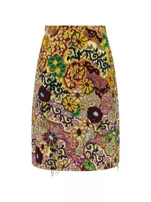 ALEMAIS Joanna Embellished Midi Skirt