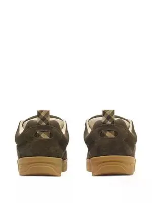 Burberry Equestrian Knight Suede Trainers