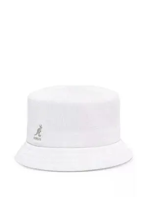KANGOL Tropic Bin Bucket Hat - White