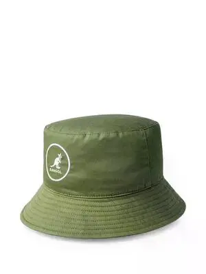 KANGOL Logo-embroidered Bucket Hat - Green