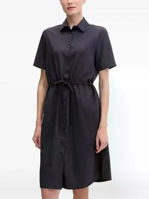 JACK WOLFSKIN Drawstring Shirt Dress - Black