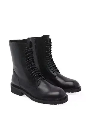 ANN DEMEULEMEESTER Danny Lace-up Ankle Boots