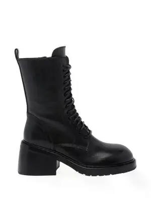 ANN DEMEULEMEESTER Heike Lace-up Ankle Boots - Black