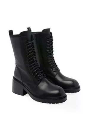 ANN DEMEULEMEESTER Heike Lace-up Ankle Boots