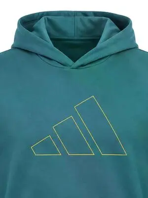 Adidas D4t Logo-print Hoodie - Blue