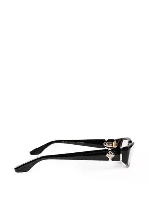 Chrome Hearts Her Rectangle-frame Glasses