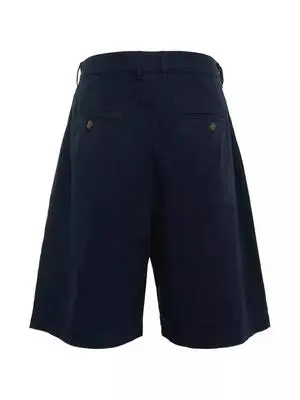 POP TRADING COMPANY Pleated Deck Shorts - Blue