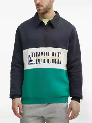 PICTURE ORGANIC CLOTHING Carawa Zip Sweater - Blue