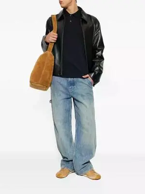 Loewe Zip-up Leather Jacket