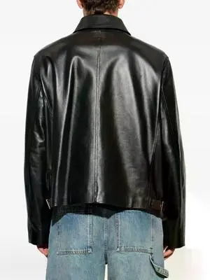 Loewe Zip-up Leather Jacket