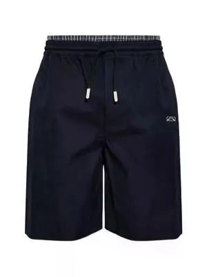 Loewe Embroidered-logo Shorts - Blue