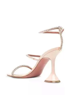 Amina Muaddi Gilda Crystal-embellished Sandals